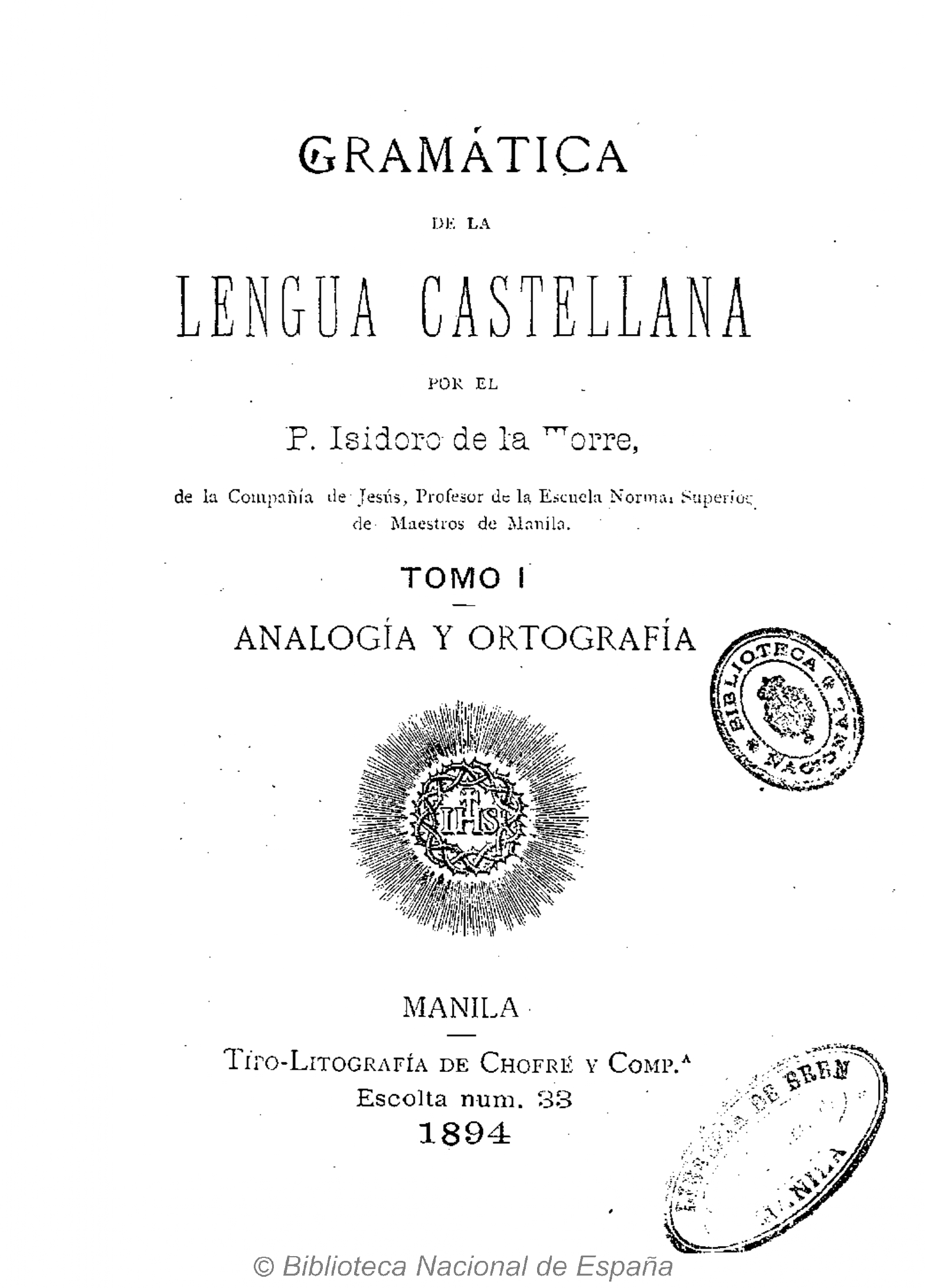 Gramática de la lengua Castellana - Mugra