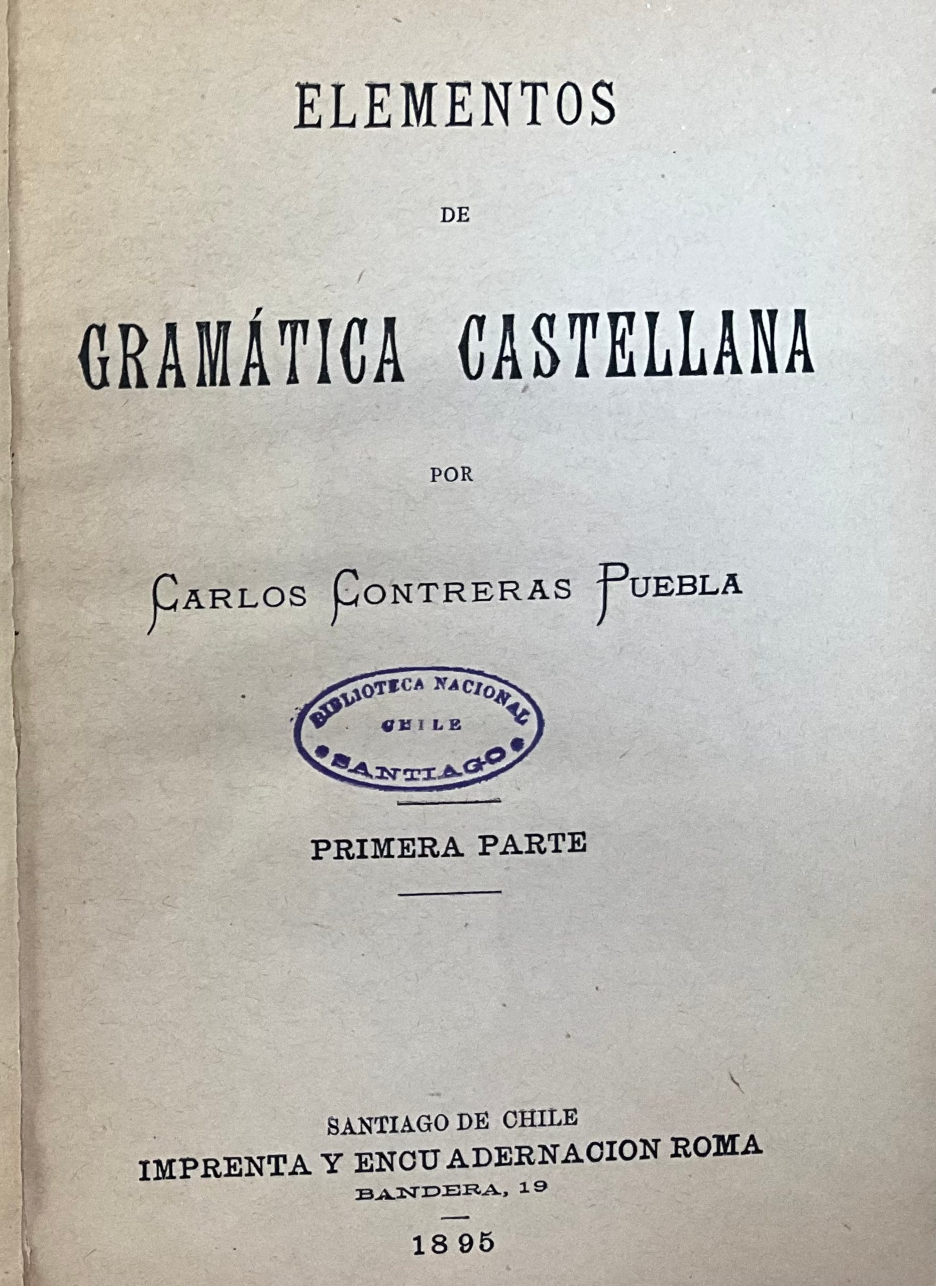 Elementos de gramática castellana - Mugra